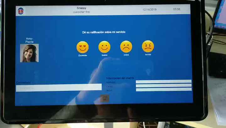 Restaurant Customer Satisfaction Feedback Food Menu Rating Kiosk ...