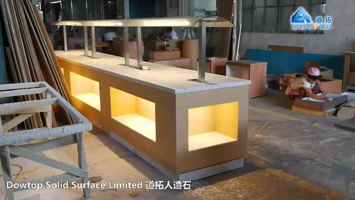 Mesa De Bar Con Diseño De Mostrador De Comida Caliente,Para Buffet,El ...