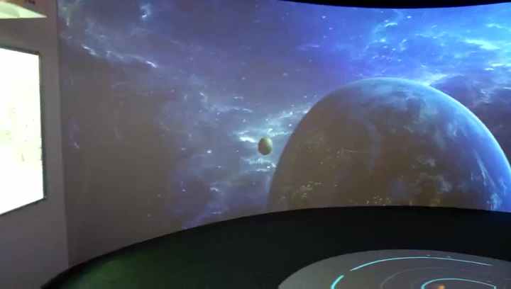 ODM OEM customized size curved shape aluminum frame flight simulator ...