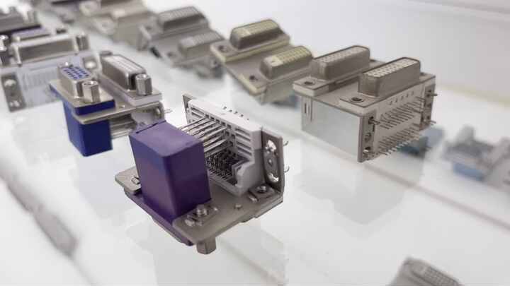 IO Connector Micro D Type Female 19 Pin Cutout Pcb Smt Smd