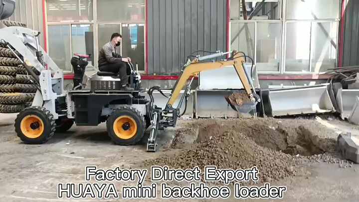 High Efficiency Wheel Loader - HUAYA Mini Backhoe Loader