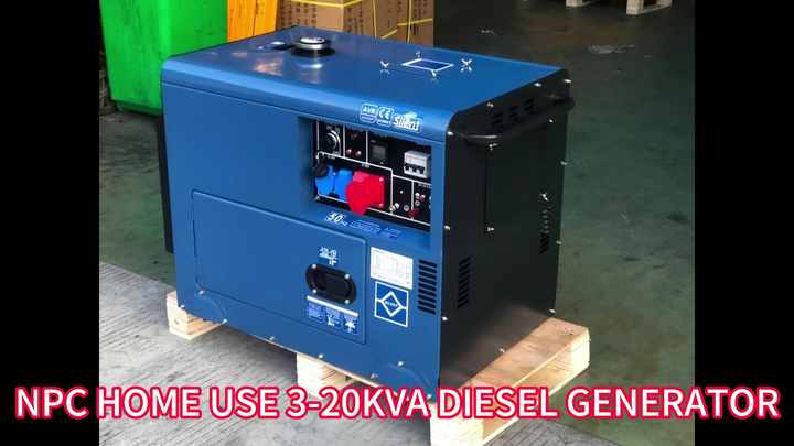 10kva silent diesel generator for home silent 1/3 phase sound proof diesel generator NPC 10kva ...