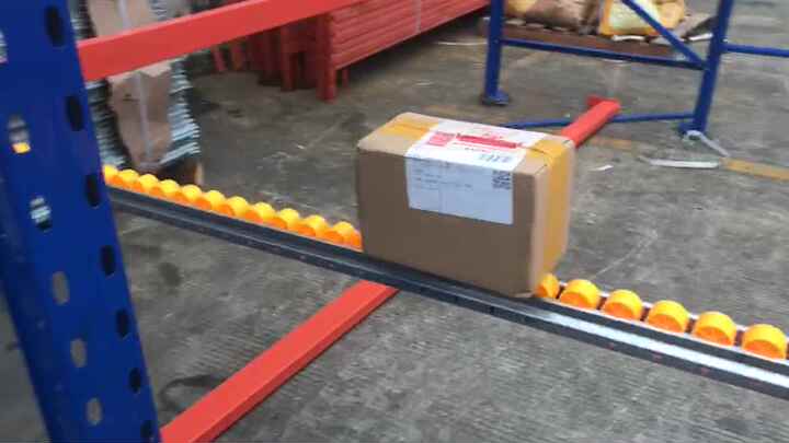 Carton Flow Rack - Efficient Sliding Roller Shelf System