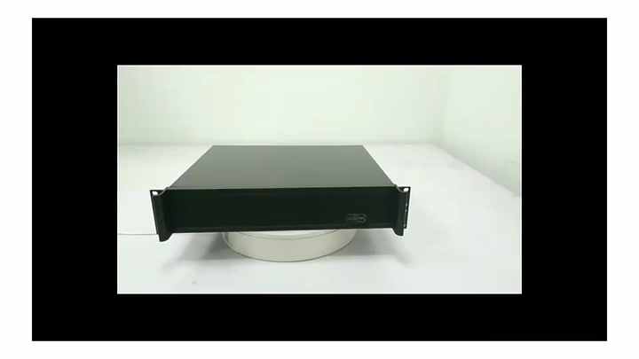 2U 350mm Depth Rackmount Server Case with Low-Profile Expansion Slot