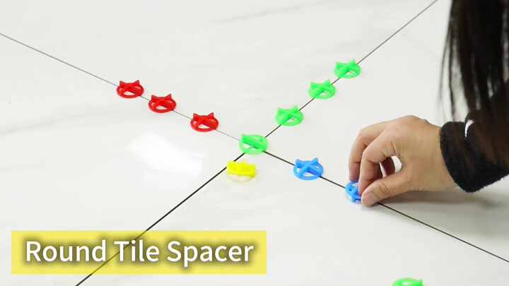 Reusable Round Tile Spacers Tile Tools Circular Cross Spacer Leveling ...