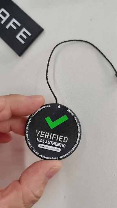 Customized Green Verified Tags - Secure Your Products