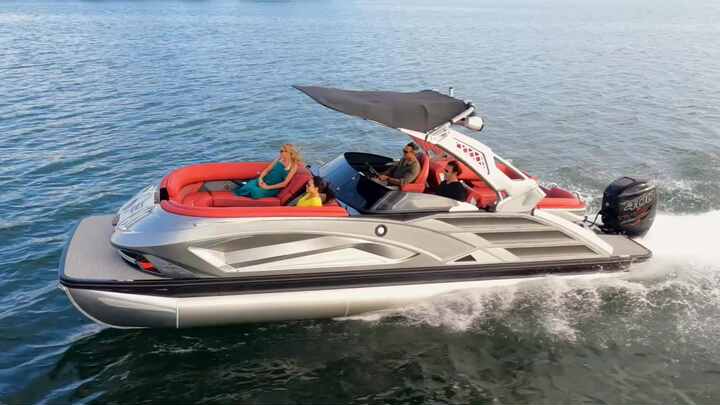 Luxury Tritoon RC Pontoon Boat - 19ft to 27ft Fiberglass