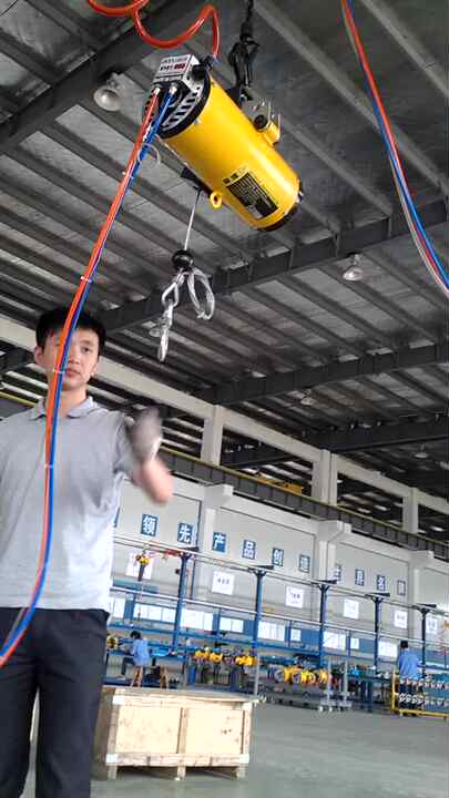 Air Pneumatic Balancer Pneumatic Air Hoist Remote Control Move Trolley ...