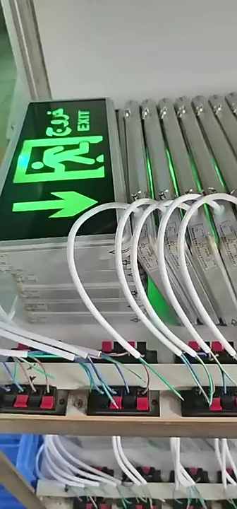 Explosion Proof Emergency Exit Signs IP20 Recessed Mounted Rechargeable ...