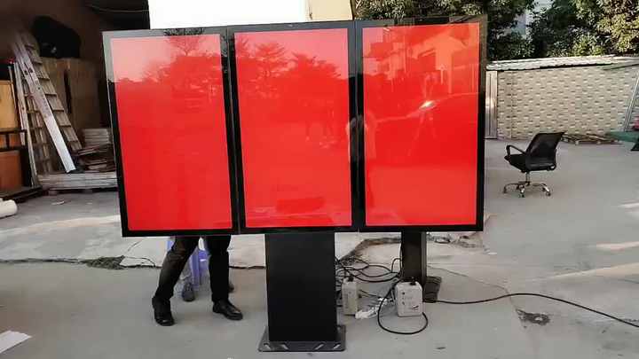 IP67 Outdoor Smart Menu Boards Waterproof Digital Signage 1*3 Outdoor ...