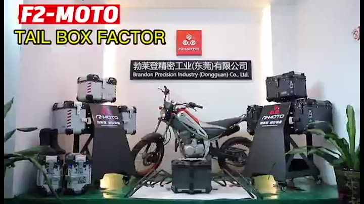 46L F2-Moto Saddle Boxes - Durable & Waterproof Motorcycle Side Boxes