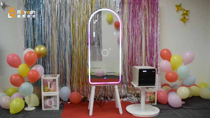 Magic Mirror Selfie Photo Booth - Touch Screen LED Frame