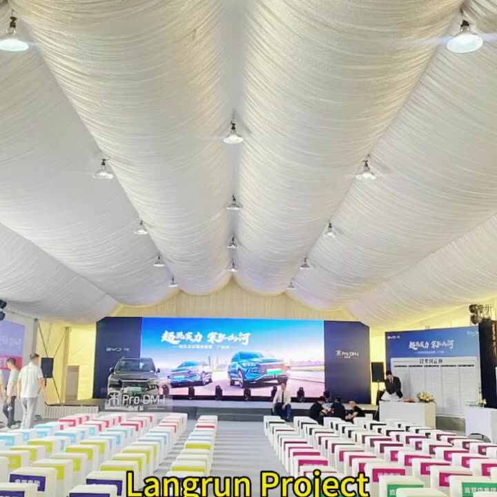 Roof Cover with Lining Decorated Event Tent Outdoor Exhibition and ...