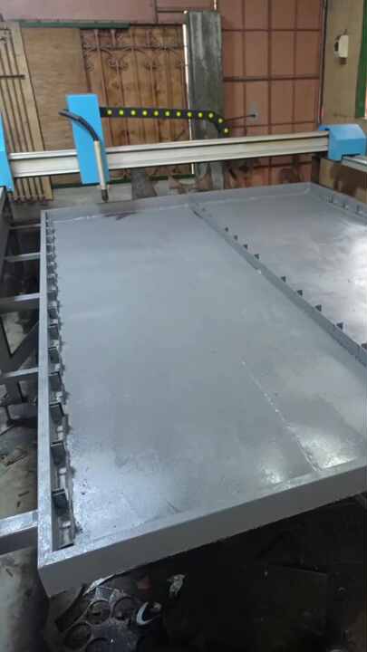 Bilateral tracks CNC plasma cutting machine upgrade water table cut ...