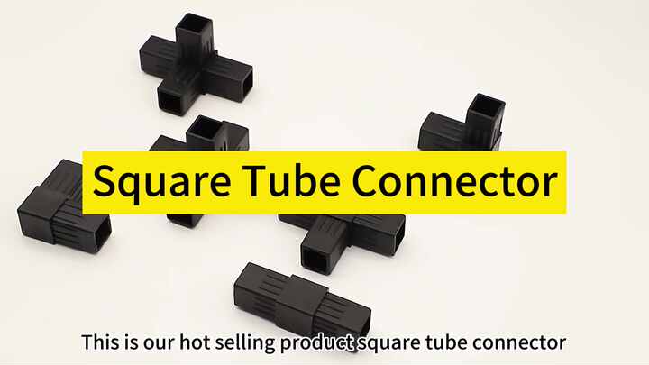 2Way 3 Way Plastic Square Tube Connectors for Square Tube 20mm 25mm ...