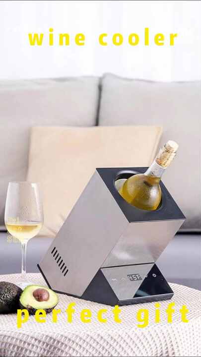 Car Accessories Mini Cooler Mobile RV Bottle Chiller Single Bottle Wine ...