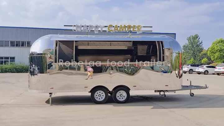 Robetaa Fully Equipped Bubble Tea Coffee Trailer Food Truck Bbq ...