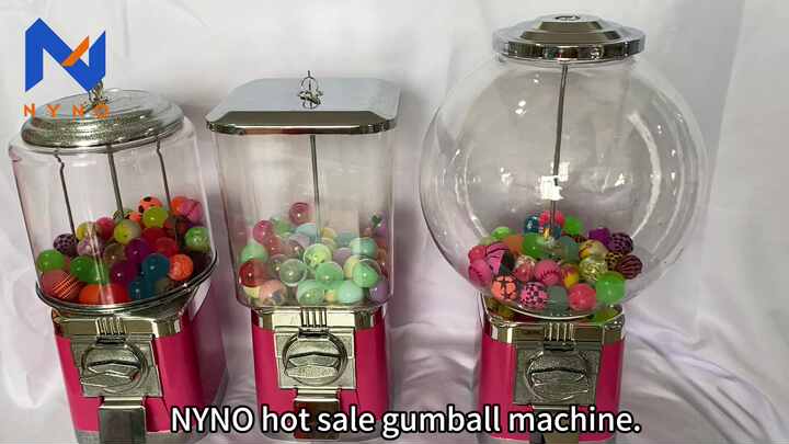 Kids Toys Capsule Mini Candy Dispenser Machine - Bouncing Ball Vending ...