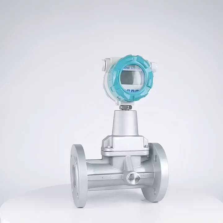 Modbus Flange 4-20ma Hart Sensor Precession Vortex Flowmeter Natural Gas Air Precession Vortex ...