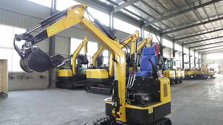 Nuoman Mini Excavator: Compact 1 Ton Crawler Excavator with Diesel Engine for Versatile Earth ...