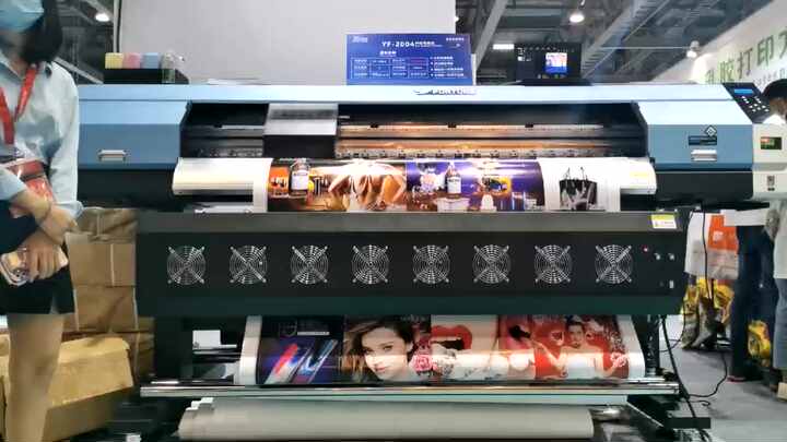 6ft Small Eco Solvent Vinyl Printer Car Wrap Vinyl Sticker Printer with ...