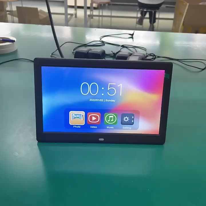 1024x600 1080p Ips Lcd Display Digital Picture Frame 7 8 9 10 Inch ...