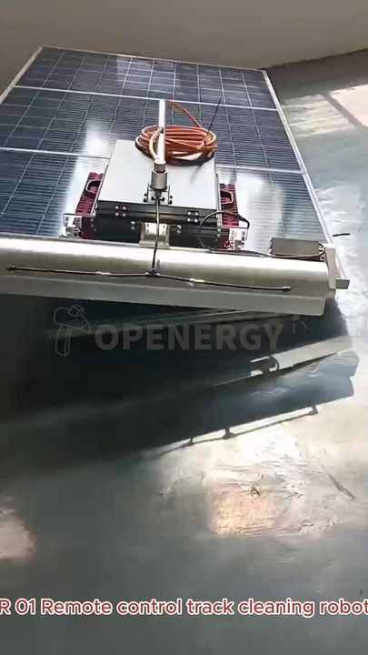 Solar Panel Cleaning System Robot Creatio Industrial Photovoltaic ...