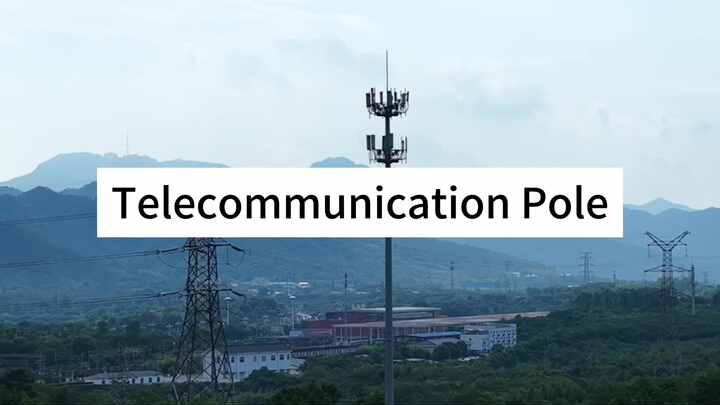 Monopole Tower for Sale - 30M Telescopic Antenna Communications Tower