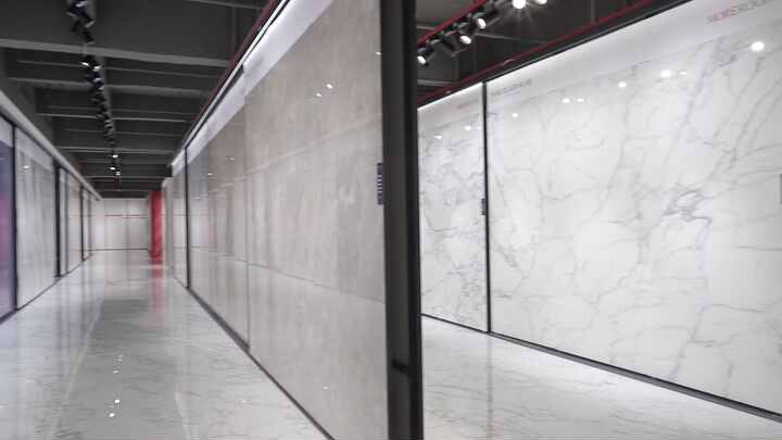 Modern Panda White Marble Sintered Stone Bathroom Cabinet Vanity Top ...