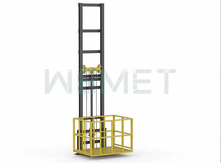 Hydraulic Electric Cargo Lift Platform for Freight - 1 Ton Capacity, 2m ...