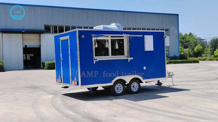 CAMP concession food trailer mobile food truck with full kitchen ice ...