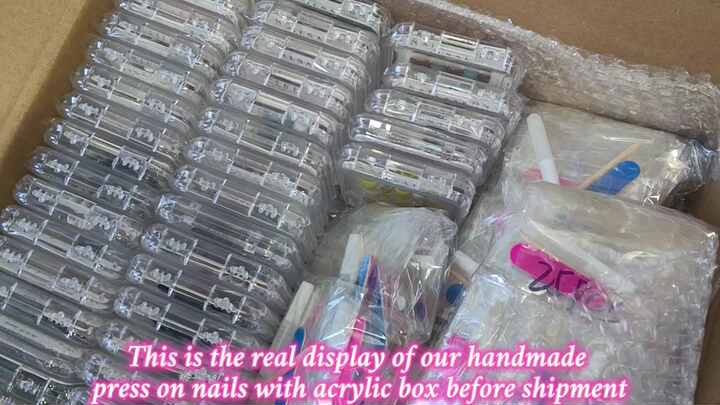 Random Styles Handmade Press on Nails - 10pcs Set of Salon Quality ...