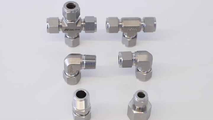 double ferrule fittings stainless steel union press fittings instrument ...