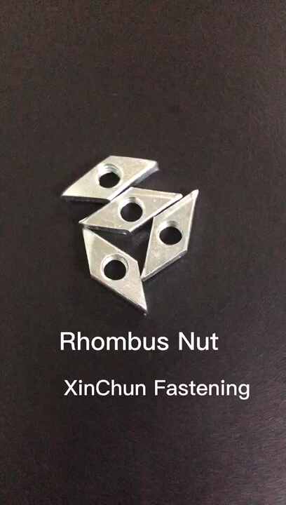 Rhombus Nuts for Aluminum Profile in Automation Industry