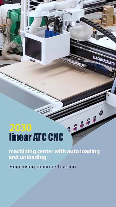 ATC Auto Loading CNC Router - Efficient Kitchen Cabinet Making