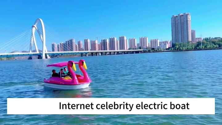 Custom Shape Funny Water Fiberglass Boat for Entertainment