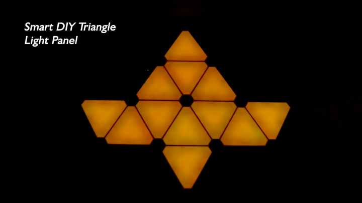 CL Lighting RGB Magic Color Smart Triangle Panels for Gaming Room