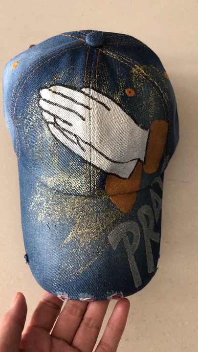 Hand-painted Clapping High Quality Creative Style Classic Denim ...