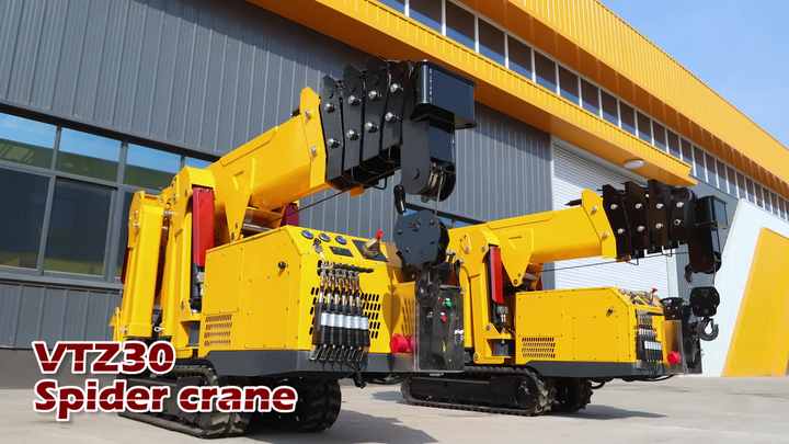 Mini Spider Crane - 3 Ton Hydraulic Telescopic Outriggers