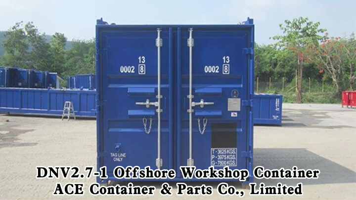 ATEX Certified A60 Standard 10ft Offshore Container Workshop - DNV 2.7 ...