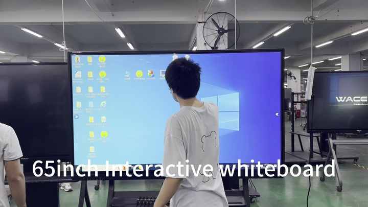 Portable 4K Display Smart Board LCD Touch Screen 65/75/86 Inch Interactive Flat Panel Whiteboard ...