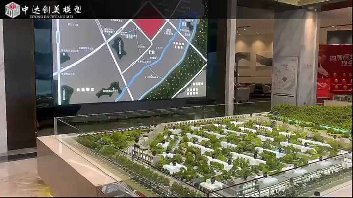 Beautiful Model of Villa Interior Scale Model for Exhibition ...
