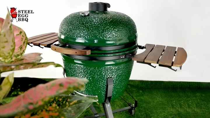 SEB KAMADO 26 Inch Big Green BBQ Grill Charcoal Egg Ceramic barbecue ...