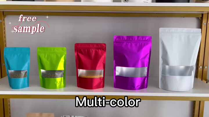 Custom Logo Printed Plastic Reusable Candy Packaging