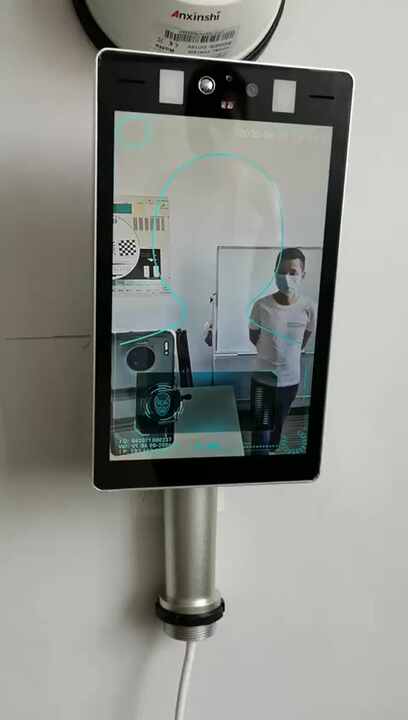 8 Inch Multi Audio Language AI Attendance System with Mask Detection