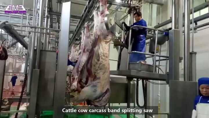 Kosher Beef Cattle Carcass Band Splitting Saw Provided Cattle Slaughter ...