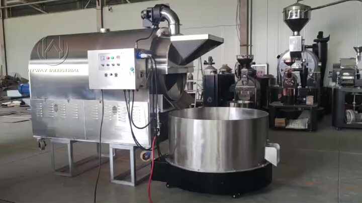 30kg/batch-500kg/batch Commercial Oil Nut Roaster Spit Roaster ...