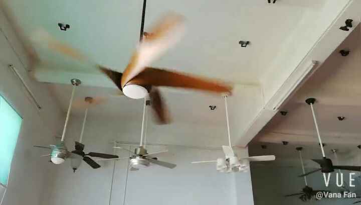 Modern White Ceiling Fan With Light & Remote Control - 52 Inch Baroque ...