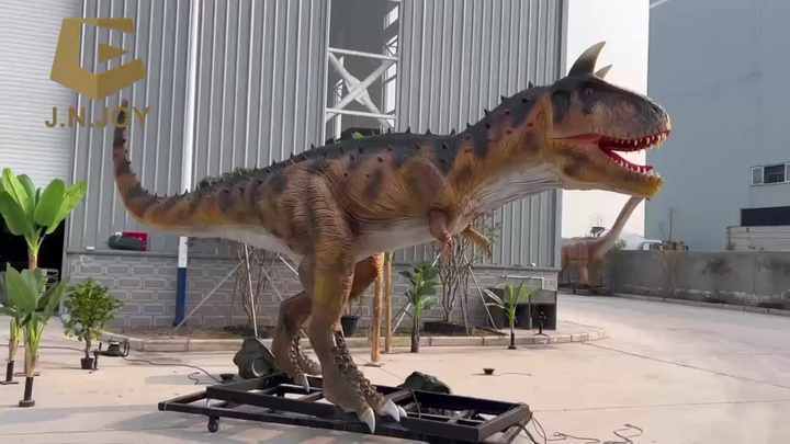 Ccad25 Jurassic Dino Park Animatronic Carnotaurus Dinosaur Model For ...