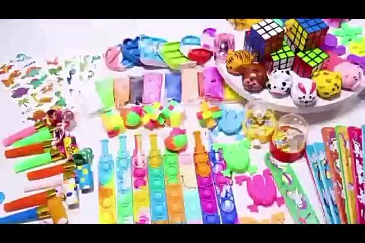 300 Piece Rs Packs Whole Fidget Toys Set 100 Poppet Keychain Advent ...